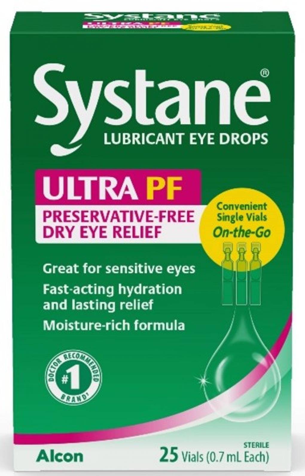 One (1) Lot of Systane Lubricant Eye Drops Ultra PF, Single Vials, 25 ...
